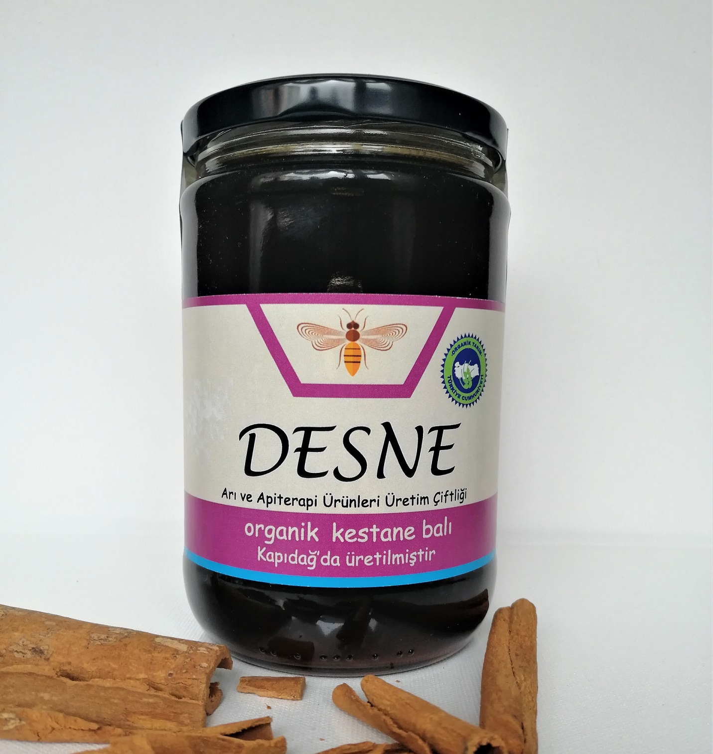 Organik Kapıdağ Ham Kestane Balı - Siyah Bal 850 Gr | Desne Organik Arı ...